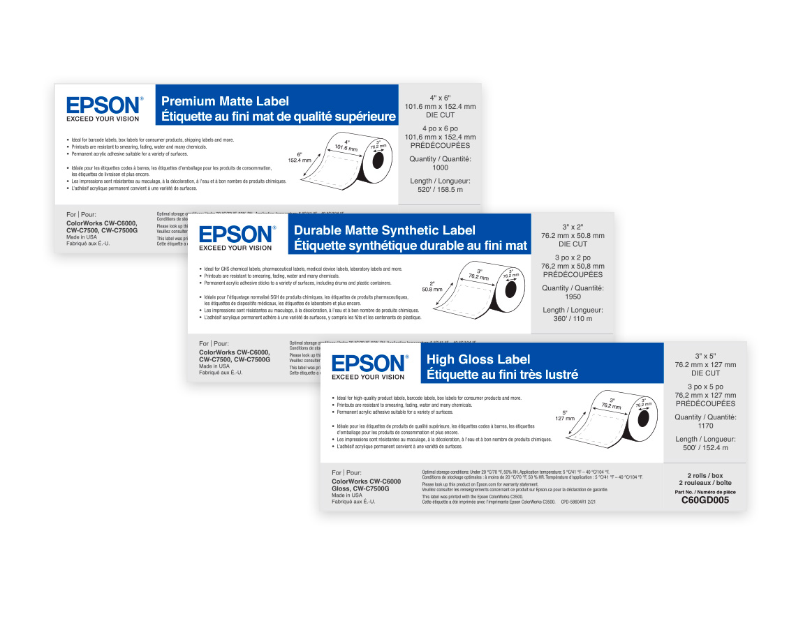 Colorworks Media Overview | Epson US