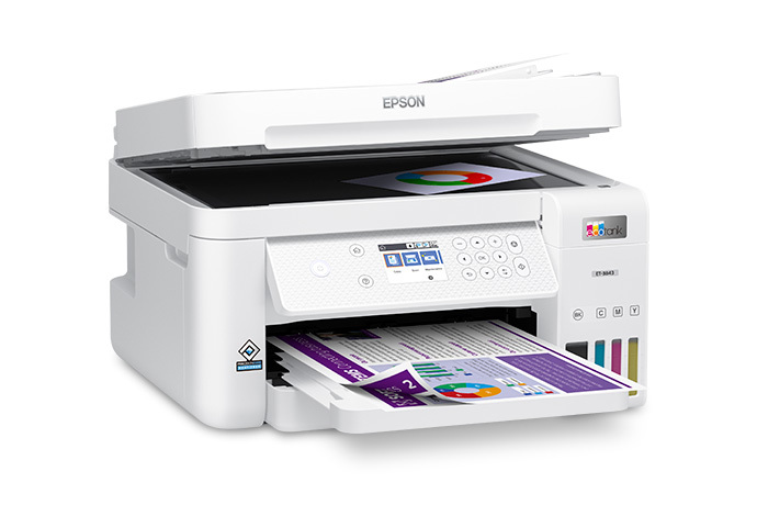 C11CJ61205 | EcoTank ET-3843 Wireless Color All-in-One Cartridge-Free ...