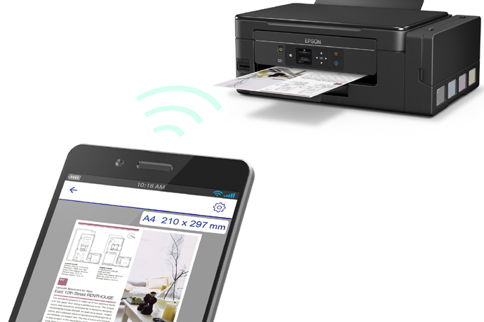 C11CF47303 | Impresora Multifuncional Epson EcoTank L495 | Inyección de ...