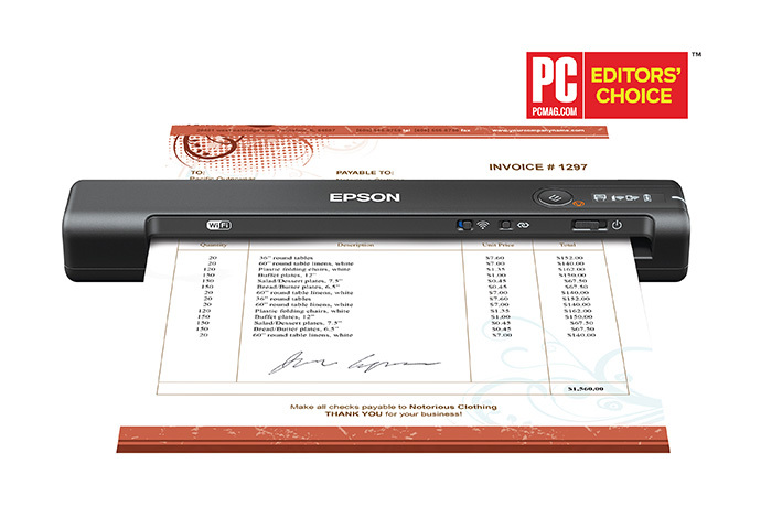 B11B253201 | WorkForce ES-60W Wireless Portable Document Scanner ...