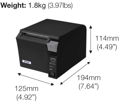 Epson TM-T70-i Intelligent Thermal POS Receipt Printer | POS Printers ...