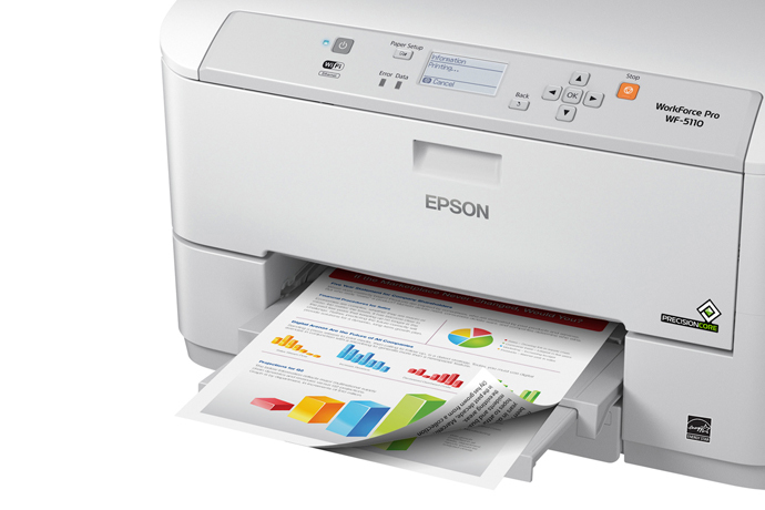 C11CD12201-NA | Epson WorkForce Pro WF-5110 Network Wireless Color ...