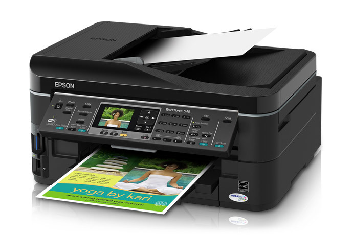 C11CB88201 | Epson WorkForce 545 All-in-One Printer | Inkjet | Printers ...