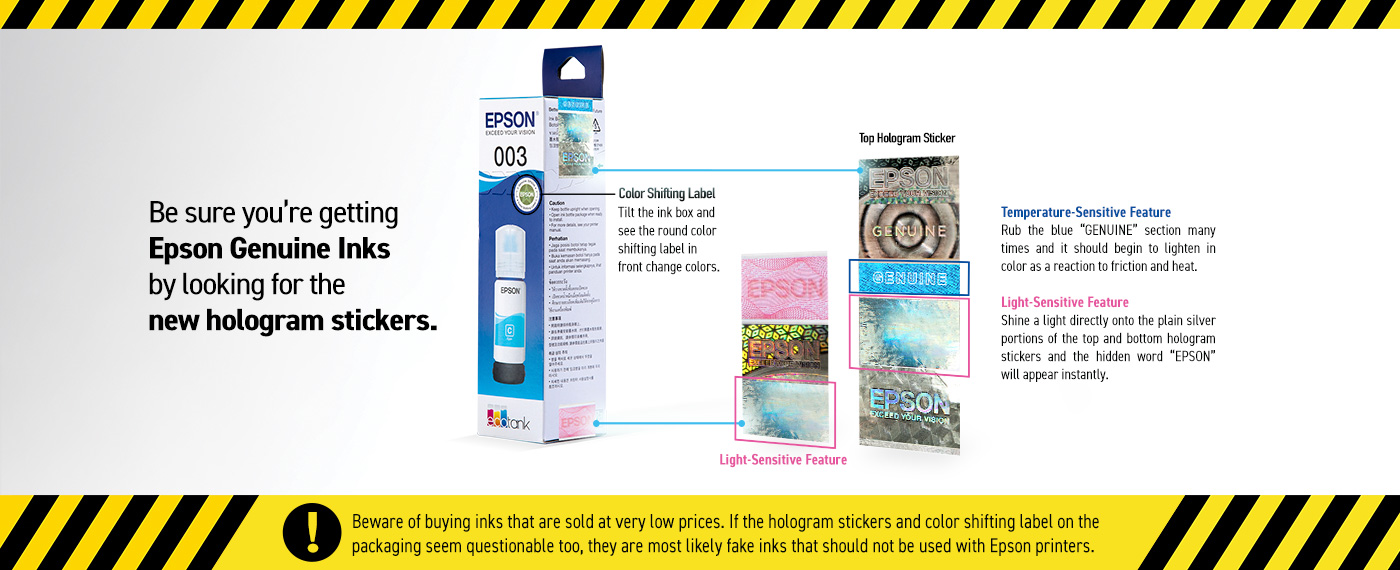 Genuine Inks | Epson Philippines