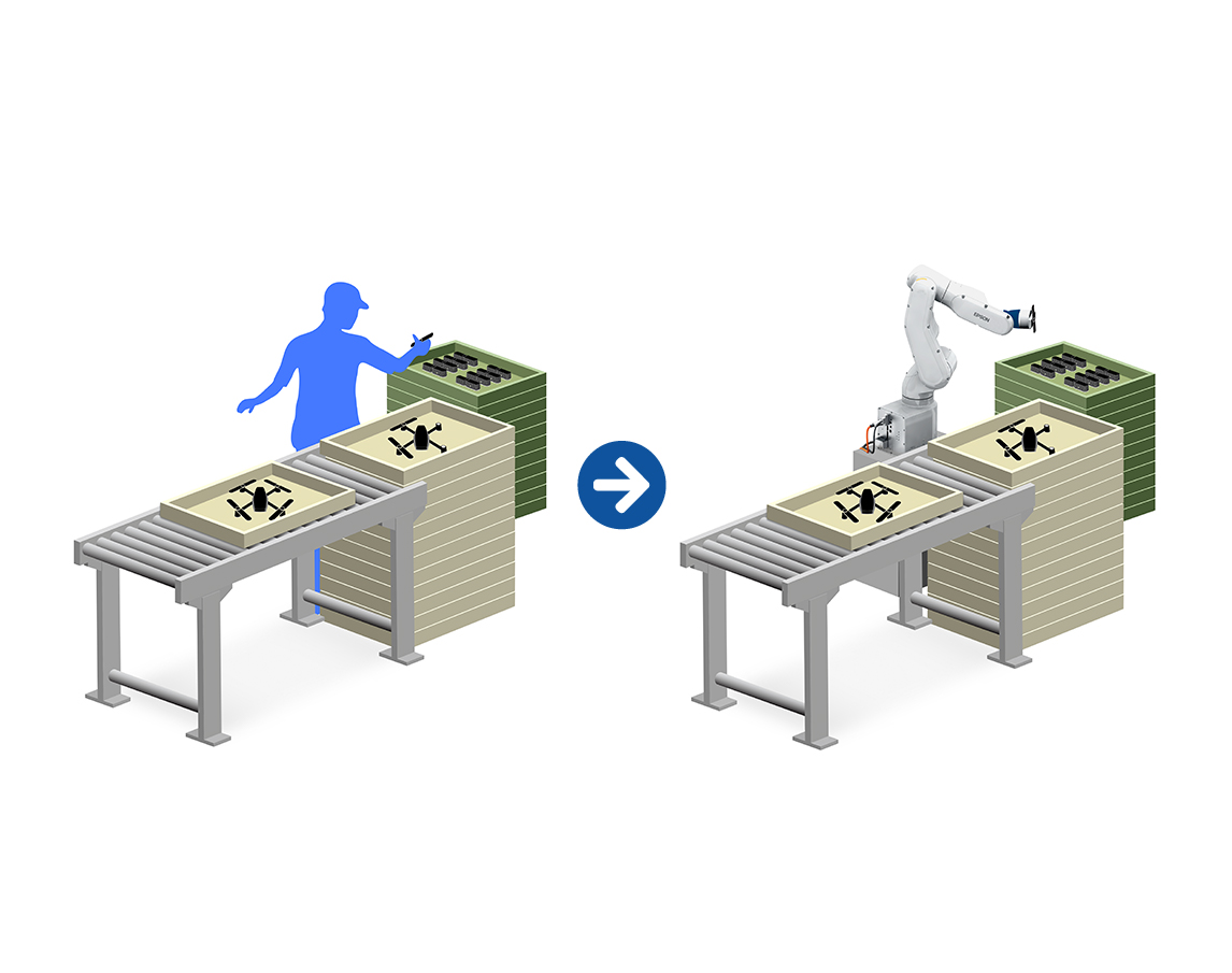 VT6L All-in-One 6-Axis Industrial Robot with Built-In Controller ...