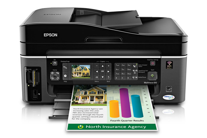 C11CA50201 | Epson WorkForce 610 All-in-One Printer | Inkjet | Printers ...