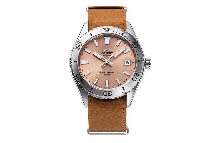 RA-AC0Q05P | ORIENT: Mechanical Sports Watch, Leather Strap - 39.9mm ...