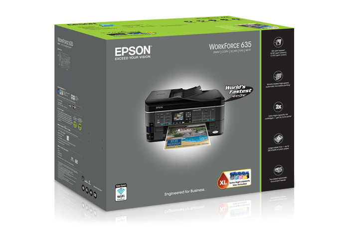 C11CA69201 | Epson WorkForce 635 All-in-One Printer | Inkjet | Printers ...