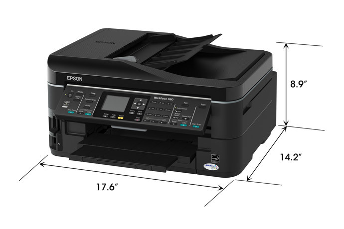 C11CB07201 | Epson WorkForce 630 All-in-One Printer | Inkjet | Printers ...