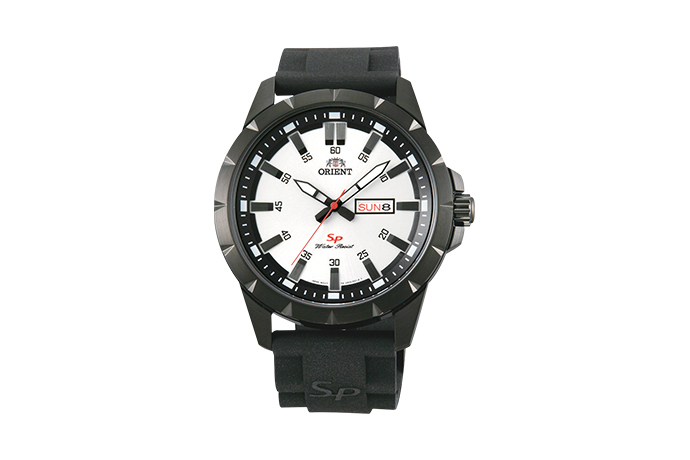 ORIENT: Quartz Sports Watch, Rubber Strap - 43.0mm (UG1X006W) | ORIENT ...