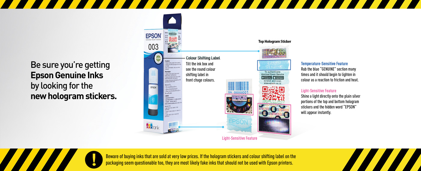 Genuine Inks | Epson Indonesia