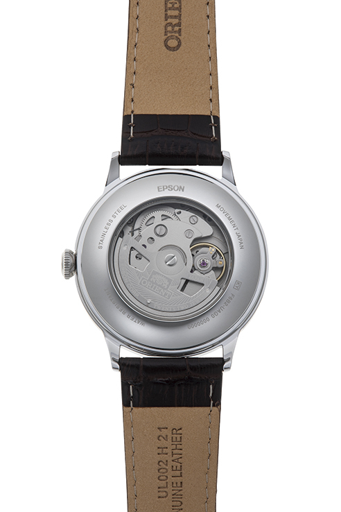 RA-AK0702Y | ORIENT: Mechanical Classic Watch, Leather Strap - 40.5mm ...